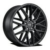 Niche 1PC Aluminum Rim M124 MILAN 18X8in Gloss Black Brushed Finish ...