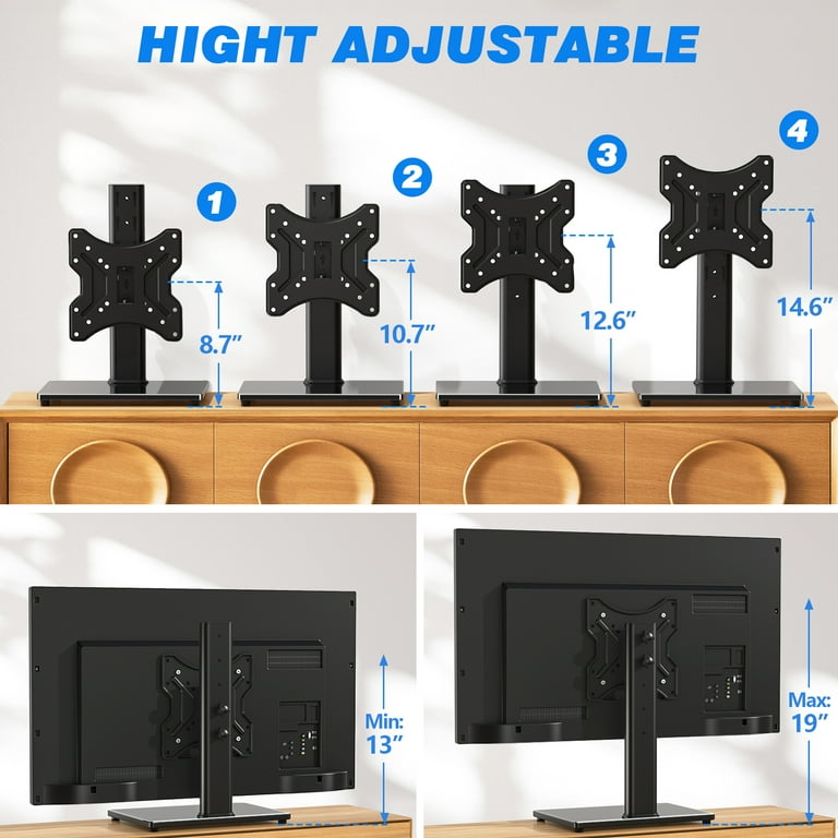 Universal Lcd Base Stand New TKL Universal TV Stand For 14 75 Inch