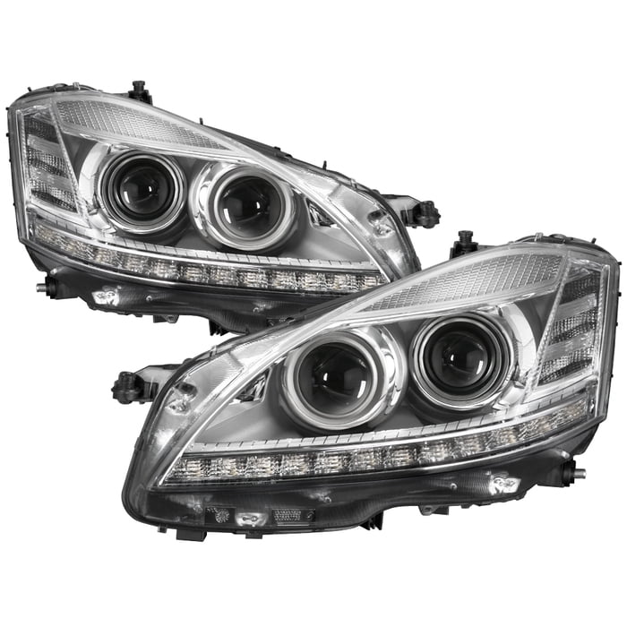 For 07-09 Mercedes Benz S550 W221 (w/ HID Only) TD DRL LED Projector ...