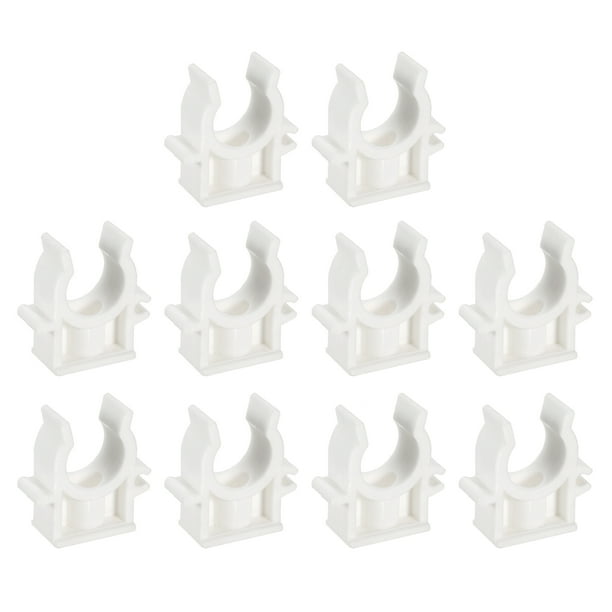 PVC Water Pipe Clamps, 100 Pack Fit for 16mm(5/8") OD Hose U-Shaped ...