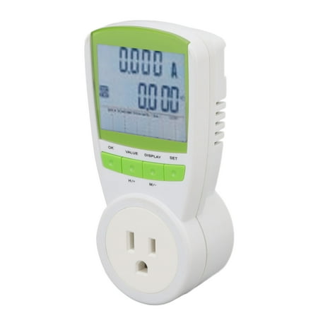 Watt Meter,120V Watt Meter ABS V Power Metering Socket Socket Power ...