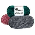 Premier Yarns Retro Velvet 100% Polyester Yarn, Emerald, 306 yd ...