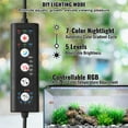KFFKFF Aquarium Illumination, 14W Broad Spectrum Lighting for Fish ...