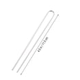 BESTYASH 50Pcs Plated Silver U Shape Hairpin for Decoration Stylish ...