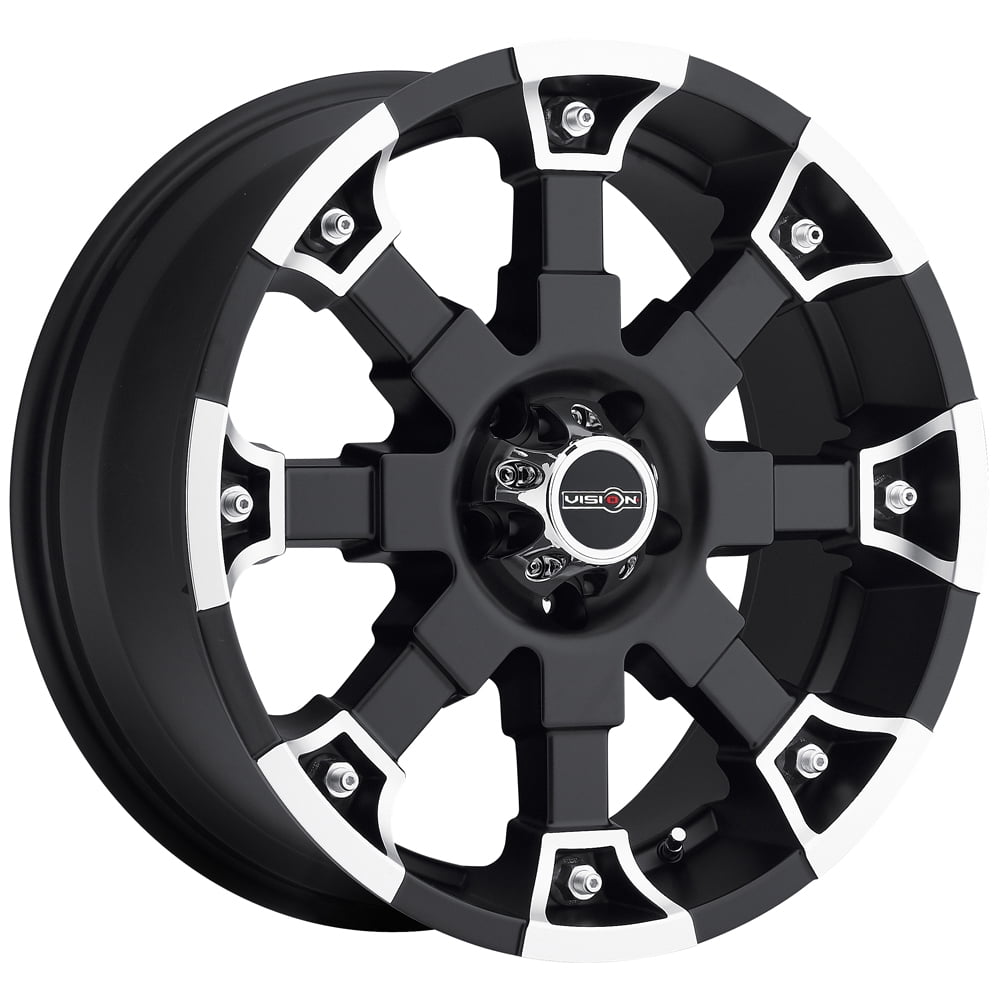 18" Inch Vision 392 Brutal 18x9 5x139.7 (5x5.5") +20mm Matte Black ...