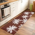Area Rug 2x6ft Tropical Palm Trees Carpets Indoor Floor Area Mat ...