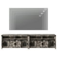 WAMPAT 118" TV Stands for 100+ Inch TV, 2-in-1 Farmhouse Entertainment ...