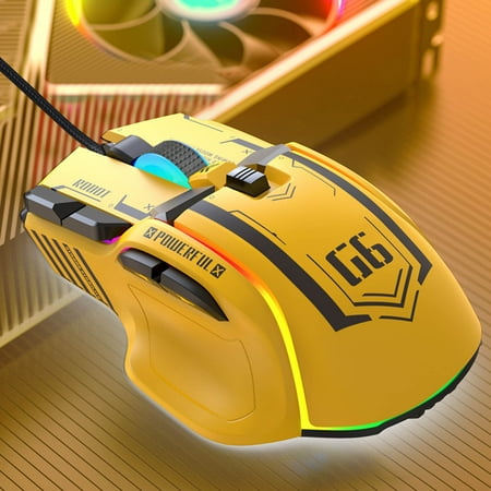 Waiimak Wired Gaming Mouse 12800 Dpi Programmable Wired Gaming Mouse 10 ...