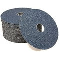 Benchmark Abrasives 5" Zirconia Resin Fiber Sanding Discs (25 Pack ...