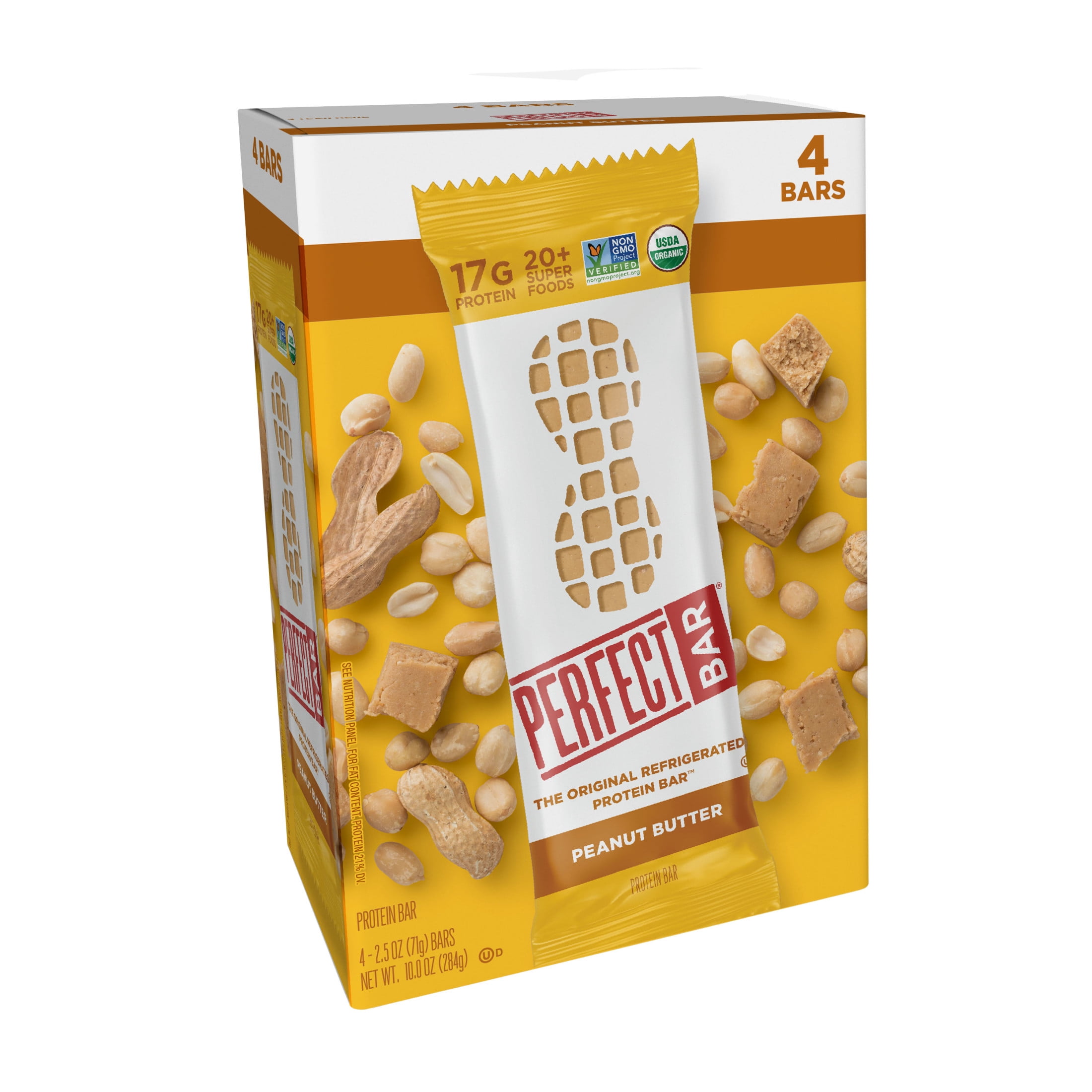 Perfect Bar Original Peanut Butter Protein Bar, 2.5 oz, 4 Pack in Nepal ...