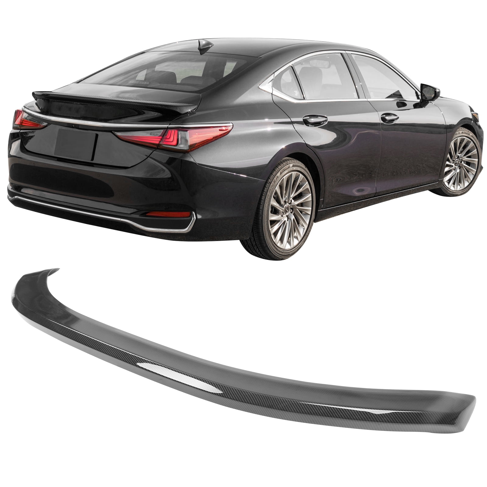 Ikon Motorsports Trunk Spoiler Compatible With 2019-2023 Lexus ES250 ...