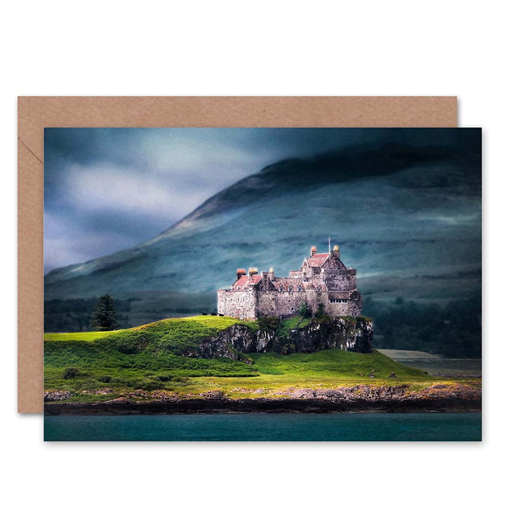 Duart Castle Scotland Isle Mull Photo Birthday Greetings Card Plus ...