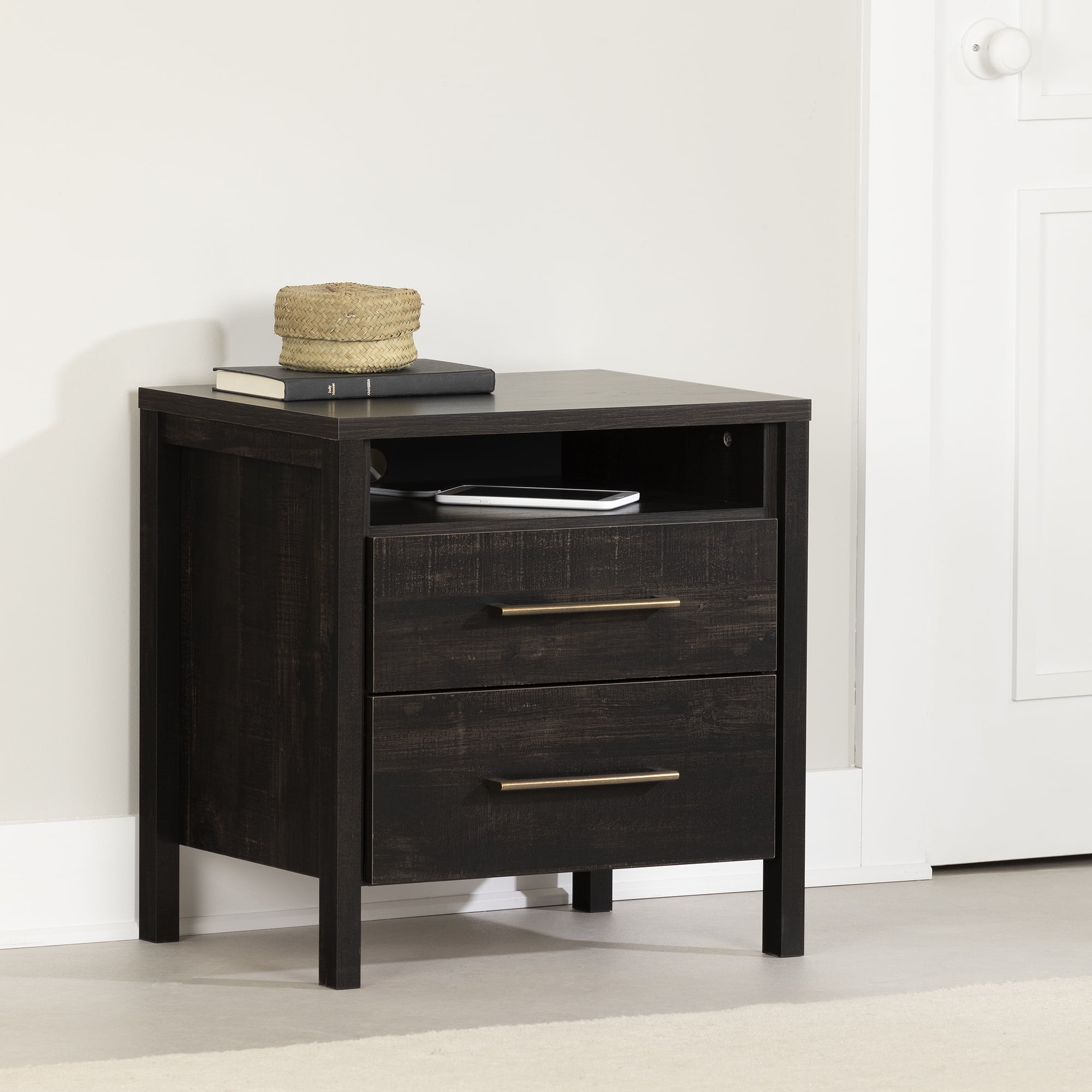 Click here for South Shore Gravity 2-Drawer Nightstand For Adult... prices