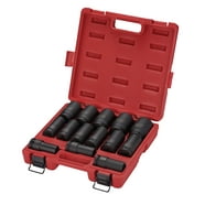 Grey Pneumatic 1326MD 26-Piece 1/2 in. Drive 6-Point Metric Deep Impact ...