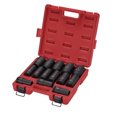 Grey Pneumatic 1326MD 26-Piece 1/2 in. Drive 6-Point Metric Deep Impact ...