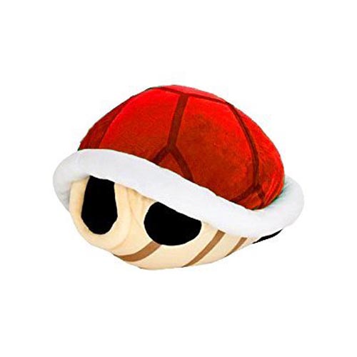 Super Mario Bros DX Big Size Plush Turtle Shell - Red Koopa Shell Plush ...