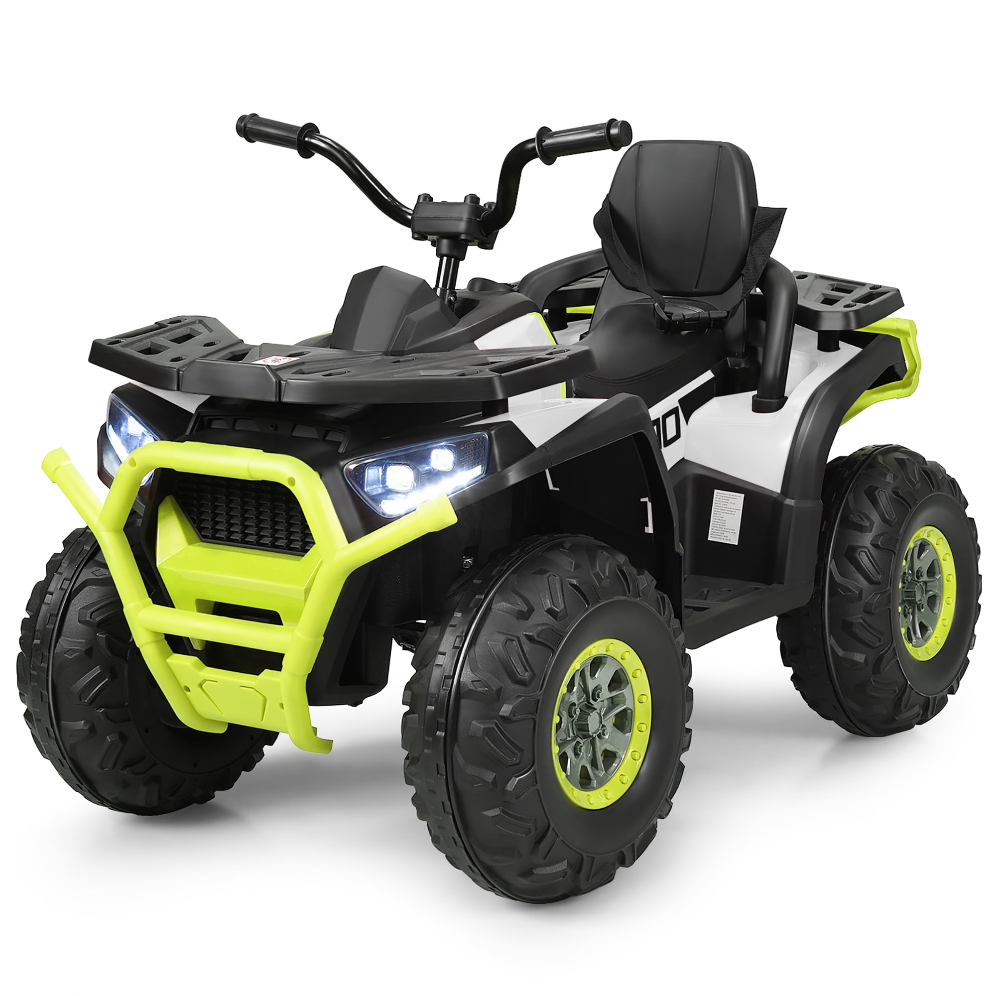Click here for Costway 12v Kids Electric 4-Wheeler Atv Quad 2 Spe... prices