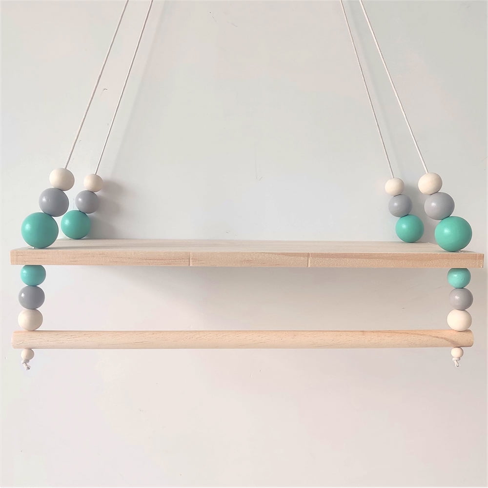 BUTORY Floating Wooden Bead Rack, Nordic Kindergarten Children's ...