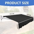 Patio Awning Retractable Retractable Awning, 8x6.5ft Sun Shade Canopy ...