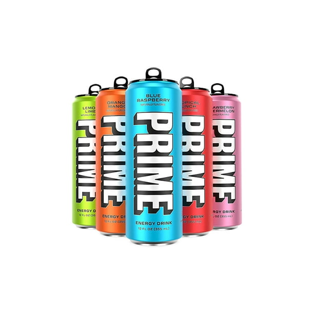 Prime Hydration Energy Drink Variety Pack of 5 (Packaging and Flavors ...