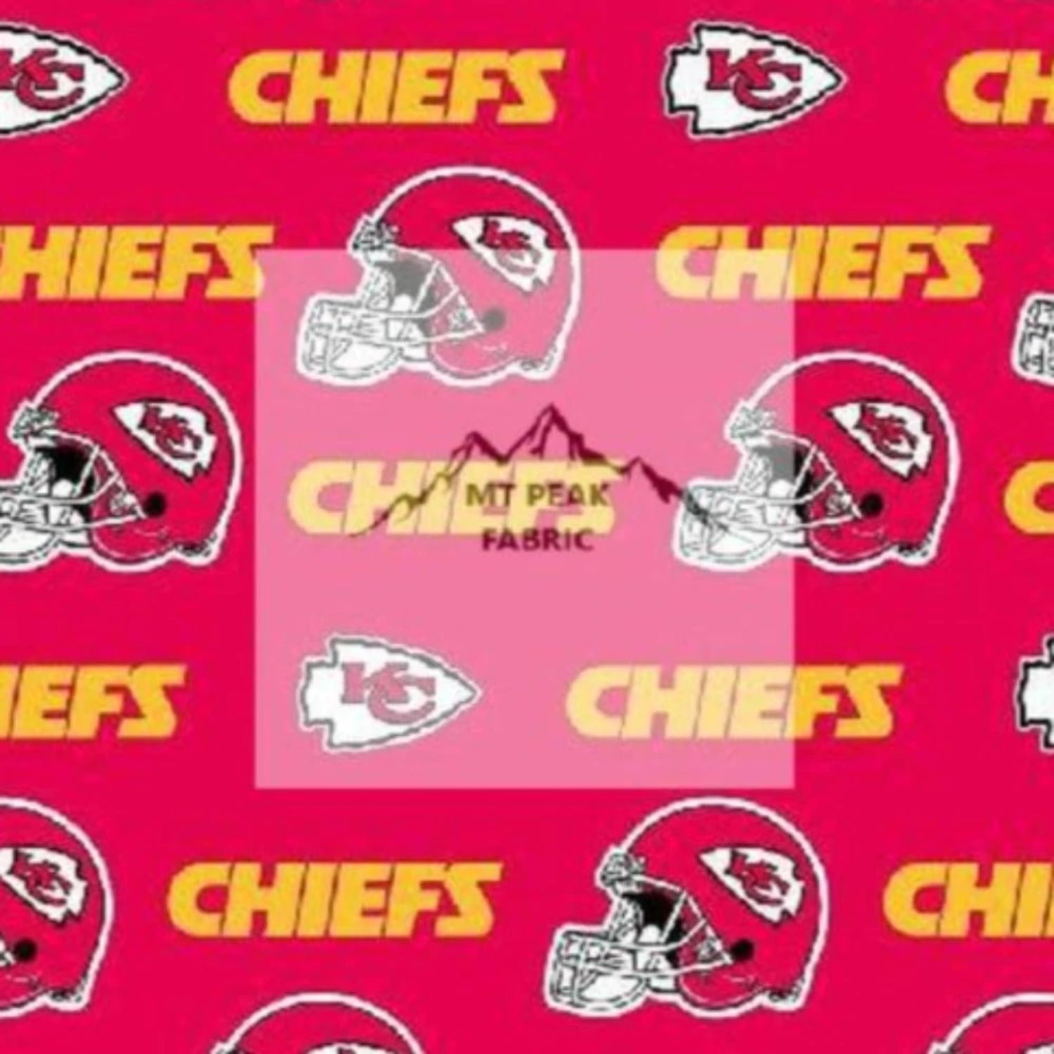 Chiefs Cotton Fabric - Walmart.com