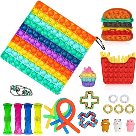 TIK Tok Fidget Packs Anti-Anxiety Tools, Cheap Fidget Block Set Stress ...