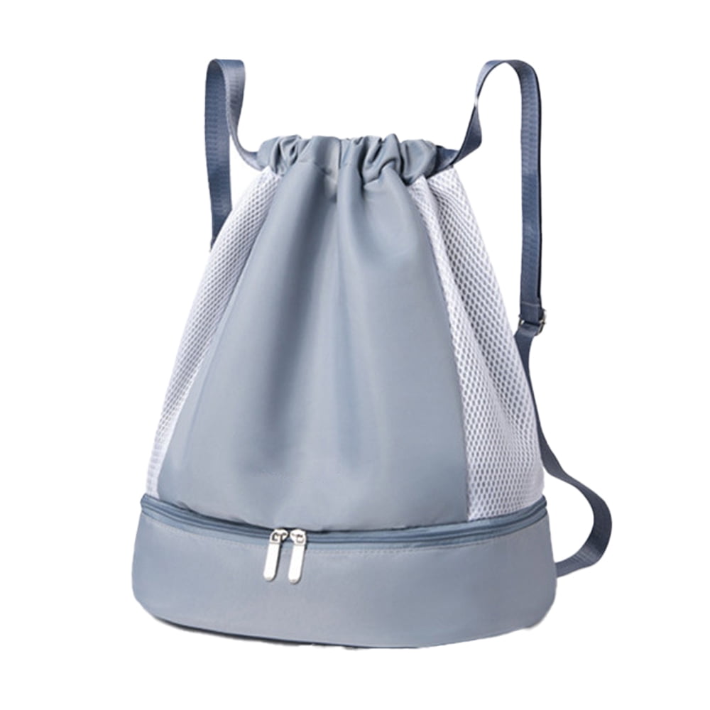 Drawstring Backpack String Bag With Shoes Compartment, Drawstring Bags ...