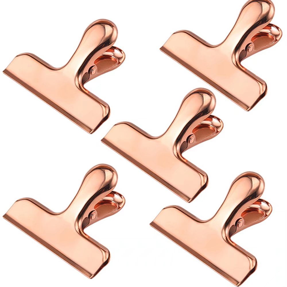 5Pcs Potato Chips Bag Clips Stainless Steel Sealing Clip Photo File ...
