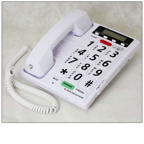 Voice Dialer Phone - 40dB - Visual Ringer - Talking Caller ID - Walmart ...