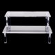 Clear Acrylic Display Stand Riser Shelf Large Holder Storage Rack for ...