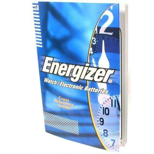 Energizer Watch Battery Cross Reference Guide Tool Book - Walmart.com