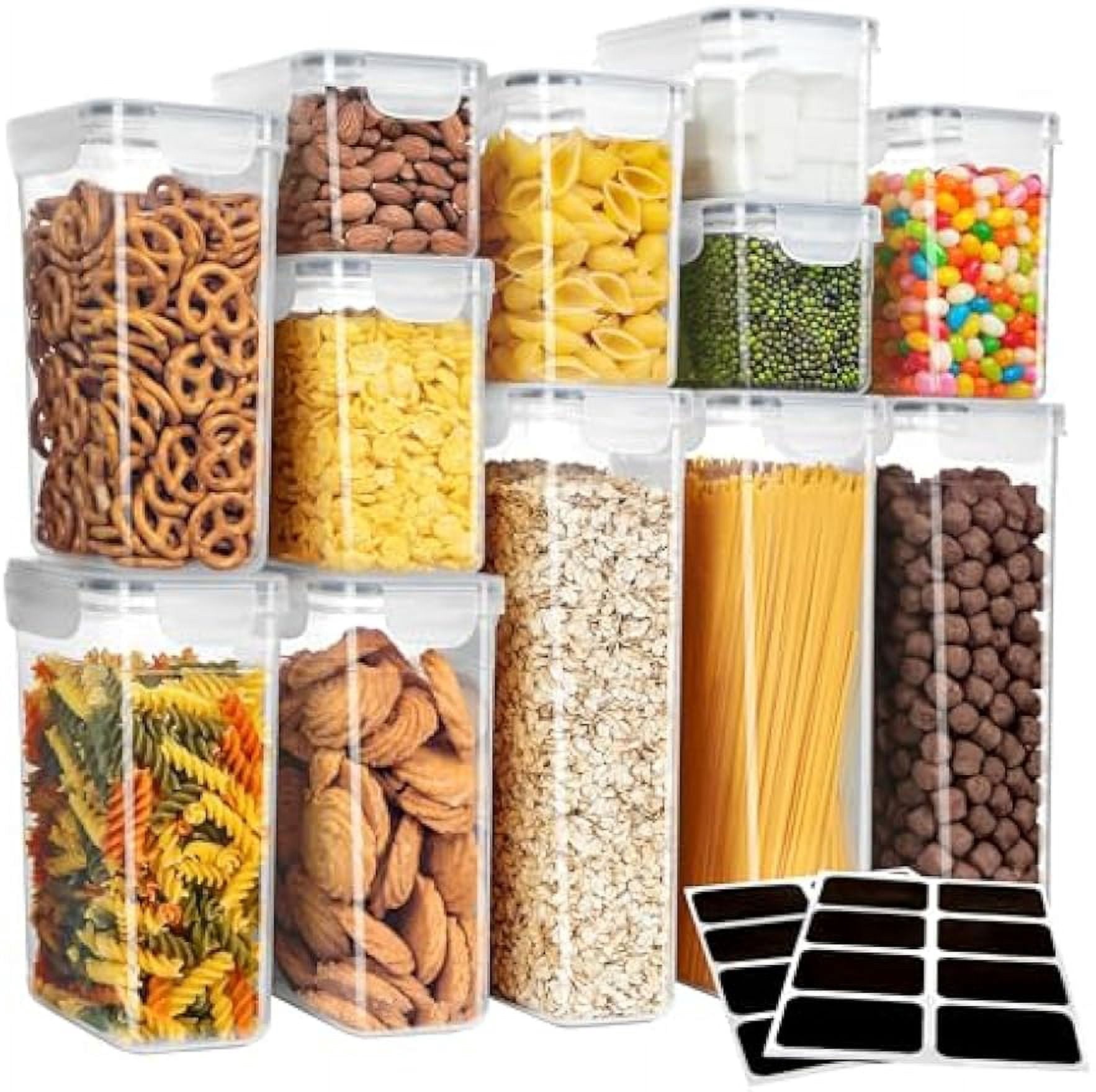 Juego de 16 recipientes herméticos para almacenar alimentos, sin BPA ...
