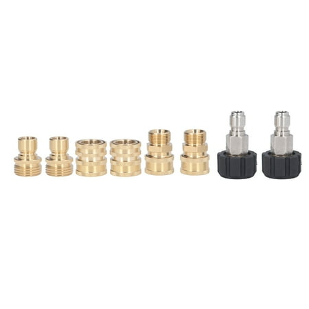 Kit D'adaptateurs Pour Nettoyeur Haute Pression, M22 Pivotant à 3/8\" à Connexion Rapide 3/4\" à ...