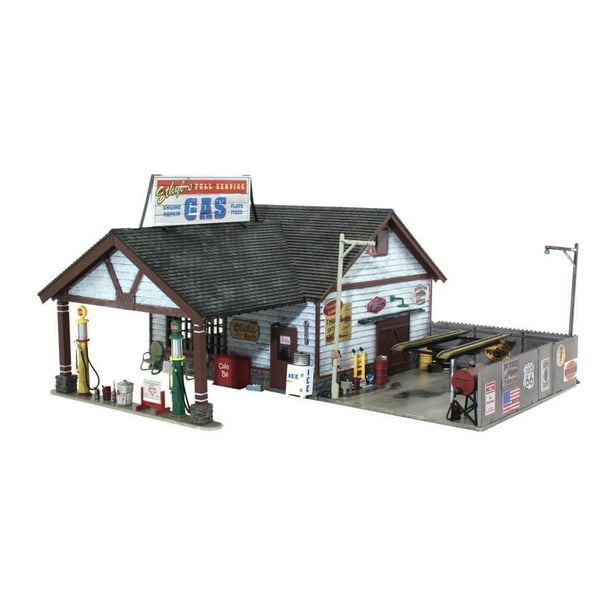 Woodland Scenics HO Scale Built-Up Building/Structure Ethyl's Gas ...
