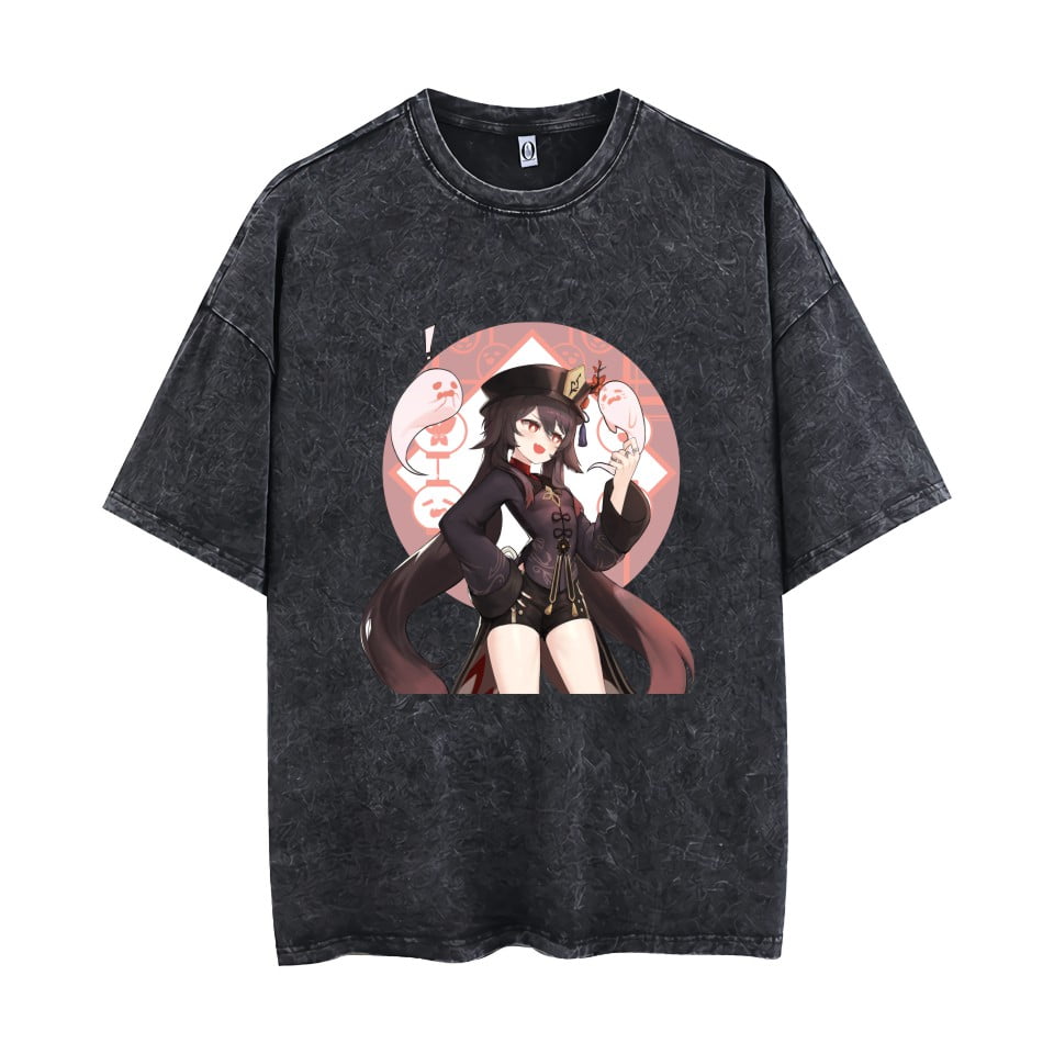 Click here for Hakiem Neupoter Kaedehara Kazuha Hu Tao T-Shirt Fo... prices