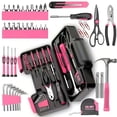 40/13-piece Pink & Orange Multi-functional Tool Set, CR-V Portable Home ...