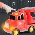 iZZZHH 2025 New Fire Truck Toy Set - Includes 4 Mini Fire Vehicles for ...