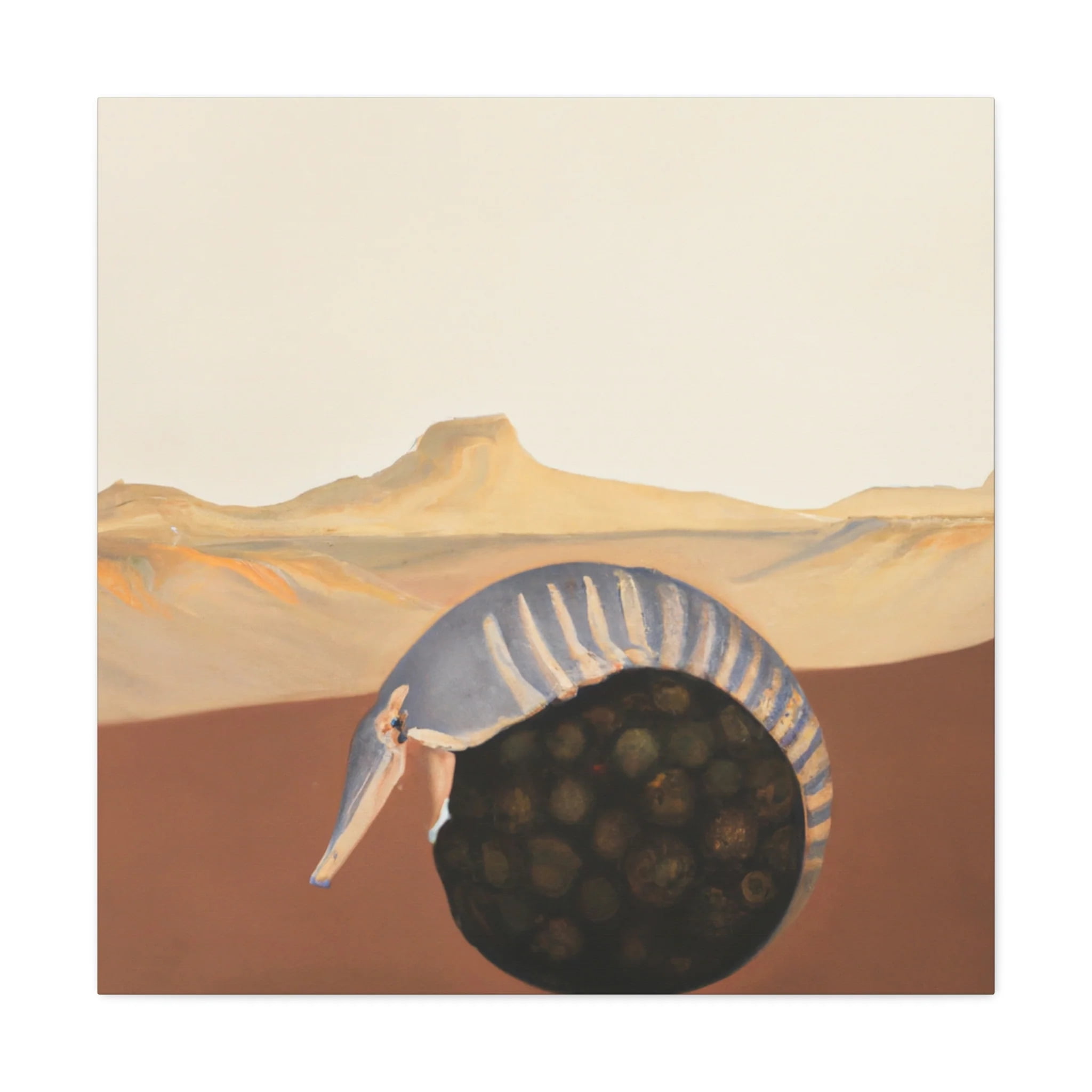 Armoured Armadillo Art - Canvas - Walmart.com