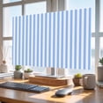 Blue White Stripe TV Dust Cover,Stretchable TV Screen Desktop Computer ...