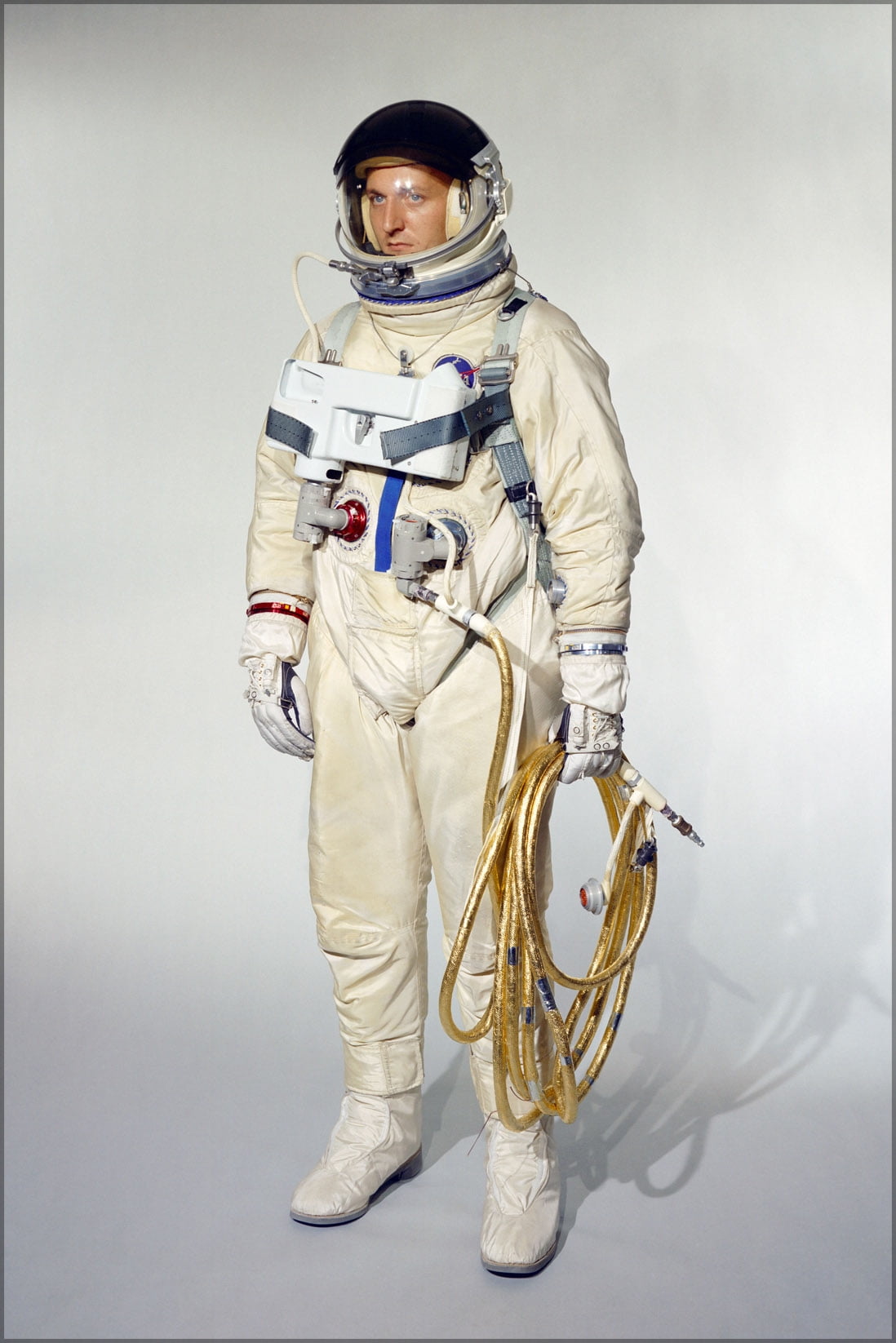 24"x36" Gallery Poster, Gemini G4C space program extravehicular suit ...
