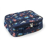 Keeli Kids Insulated Rocket Lunch Box & Child Bag with Sandwich Cutter ...