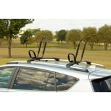Hyper Tough Universal Roof-Mounted Black J-Rack Kayak Exterior Carrier ...