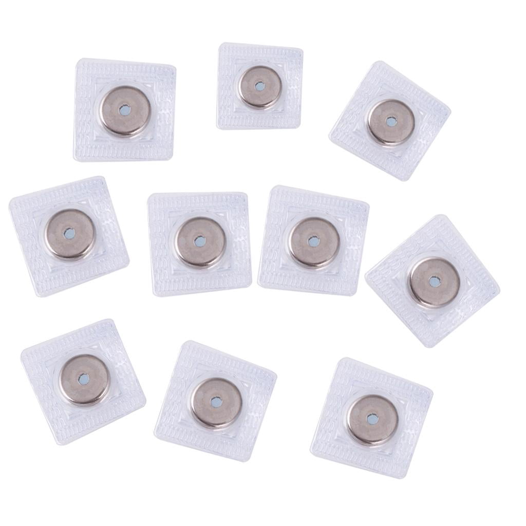 20 Botones de PVC cosidos en broches magnéticos para bolsas de monedero ...