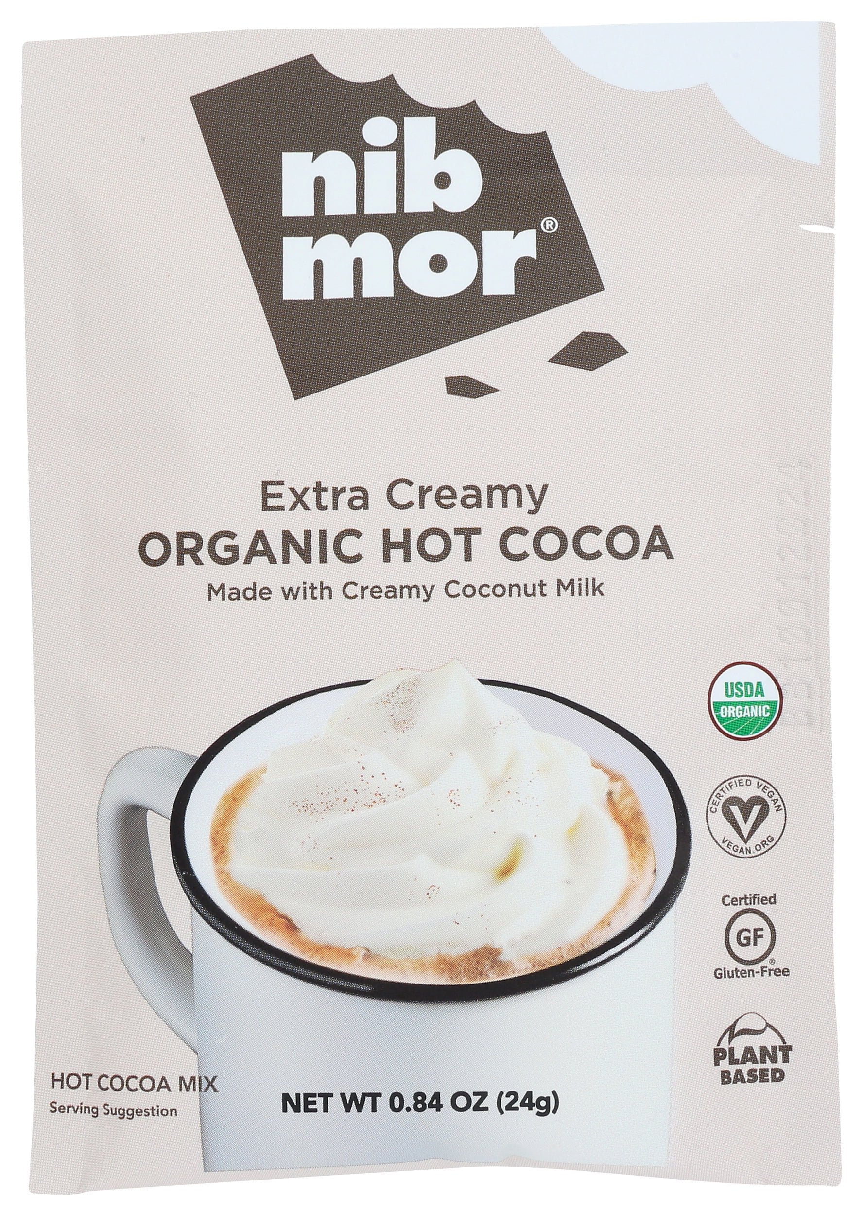 Nibmor Hot Coco Mic Extra Creamy Organic 0.84 Ounce Pack Of 6 - Walmart.com