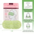 LotFancy Heated Eye Mask, 20 Disposable Steam Patches for Dry, Puffy ...