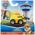 Paw Patrol Pup Squad Racers Rubble Toy Car with Real Wheels Collectible ...
