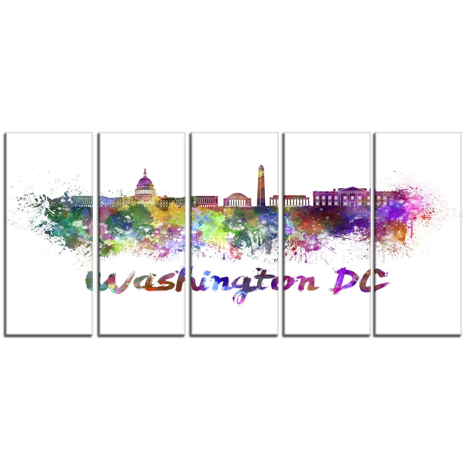 Click here for Designart Design Art Washington Dc Skyline Canvas... prices