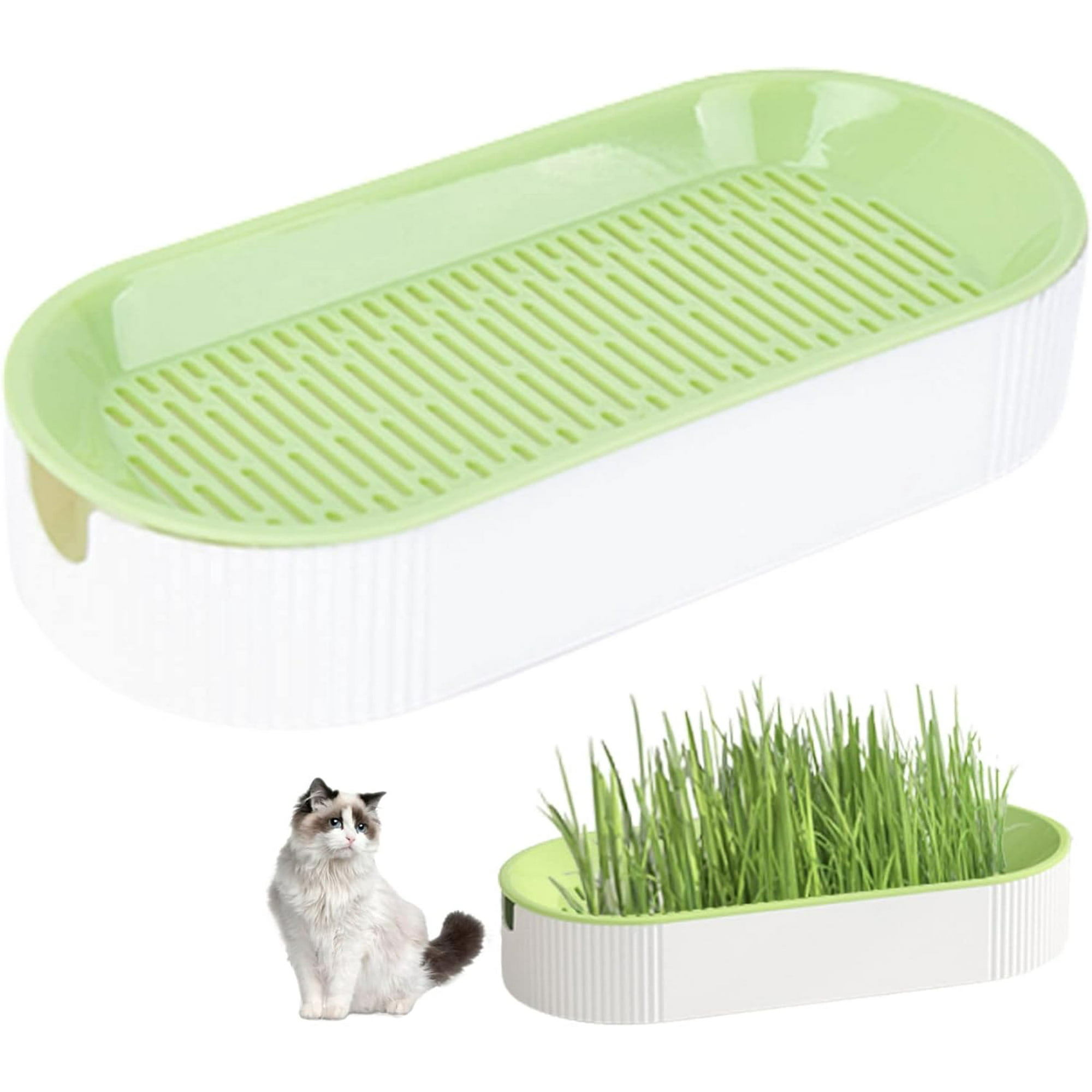 Click here for Surjde Cat Grass Planter Nursery Pot Self Watering... prices