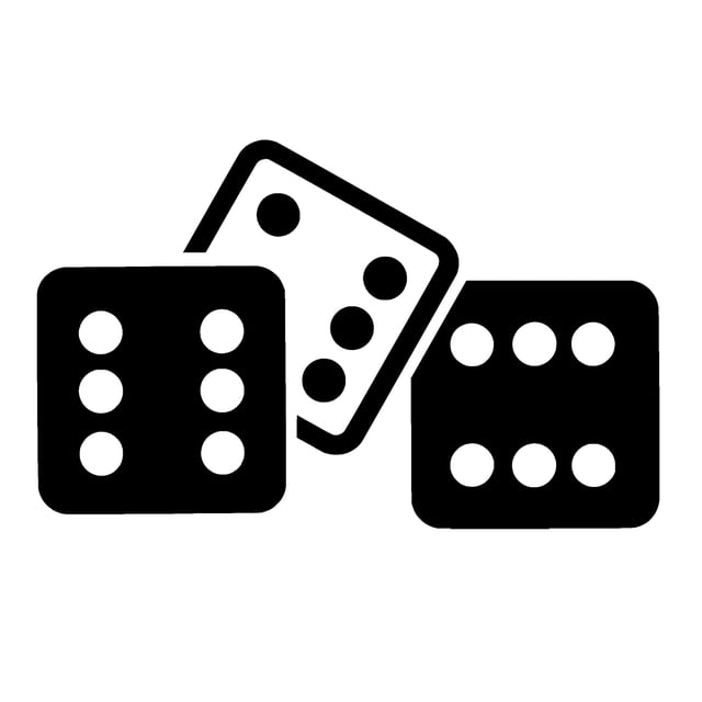 Three Of A Kind Side Six Dice Bunco Game Play Fun Wall Decals for Walls ...