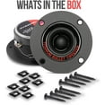 Pyramid TW18BK 3.25" 300W Pro Horn Car Audio Speaker Titanium Tweeter ...